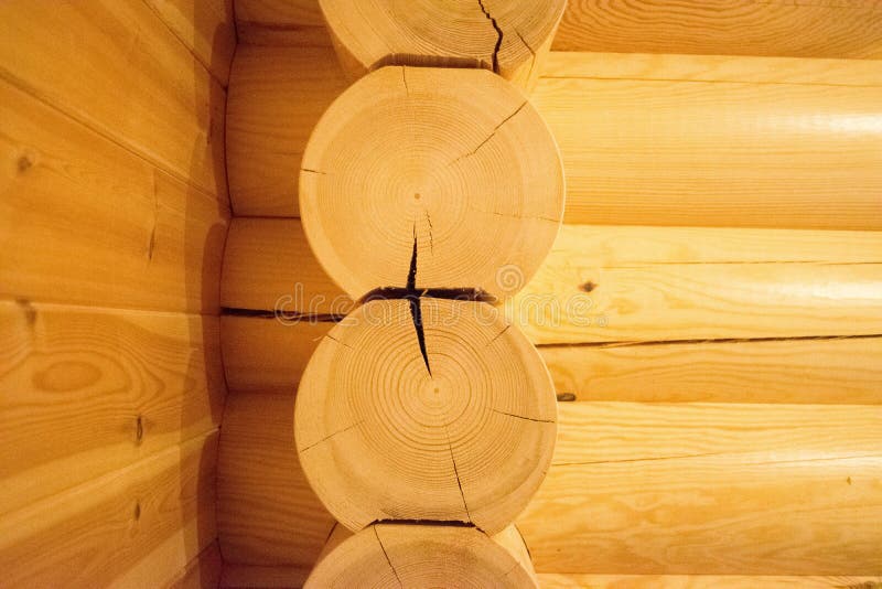 Log Cabin Wall stock photo. Image of residence, line - 45068196