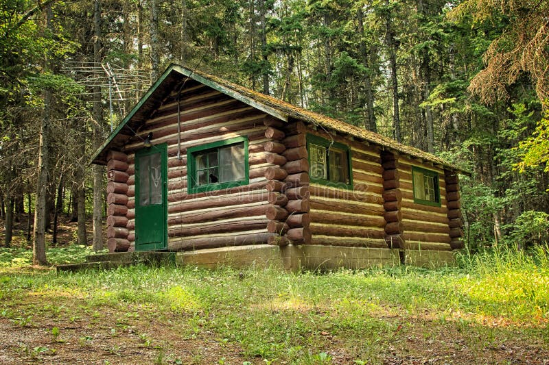 Rustic Old Log Cabin stock photo. Image of cabin, wooden - 20535178