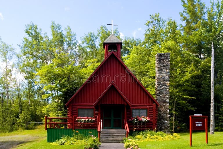 Log Church - 2 stock image. Image of church, faith, community - 1041265