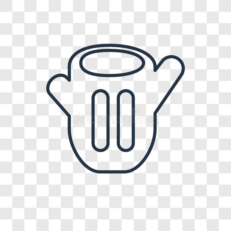 Log Concept Vector Linear Icon Isolated on Transparent Background, Log ...