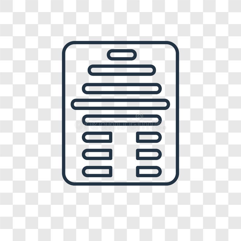 Log Concept Vector Linear Icon Isolated on Transparent Background, Log ...