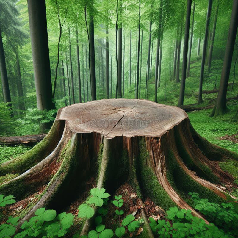 Log cut tree forest stock illustration. Illustration of heap - 293569108