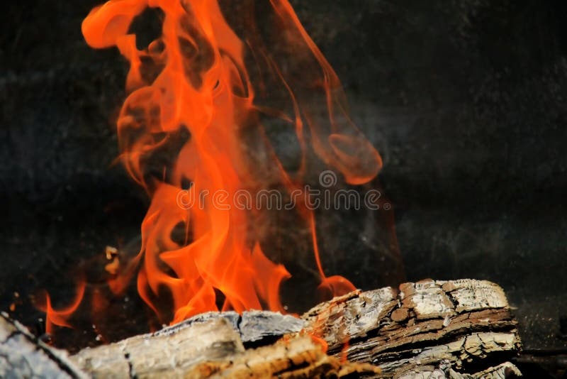 Log on fire stock photo. Image of nice, background, object - 17270416
