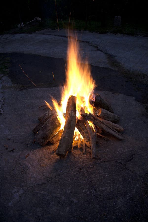 Log fire stock image. Image of campfire, fierce, roars - 22883081