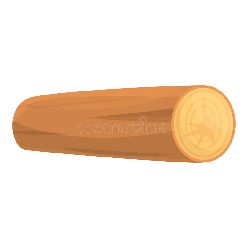 Log for Fire Icon, Cartoon Style Stock Vector - Illustration of ...