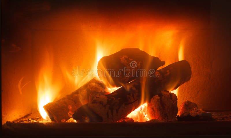 Log fire stock photo. Image of foliage, fall, tree, outdoors - 87989538