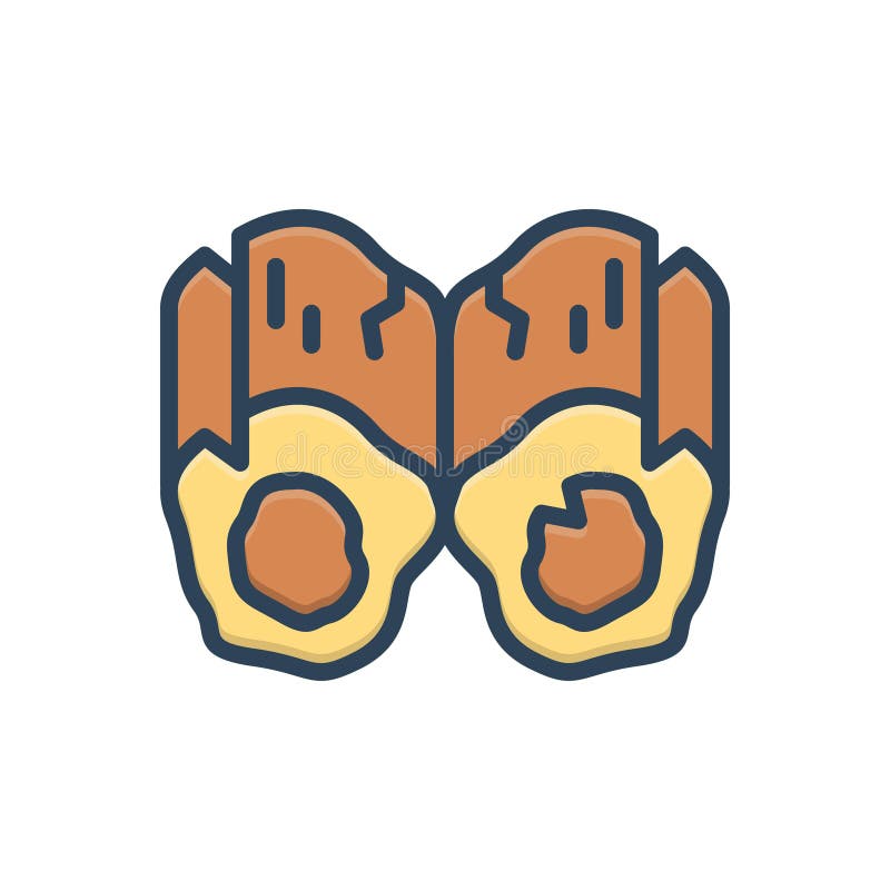 Color Illustration Icon for Log, Chunk of Wood and Trunk Stock ...
