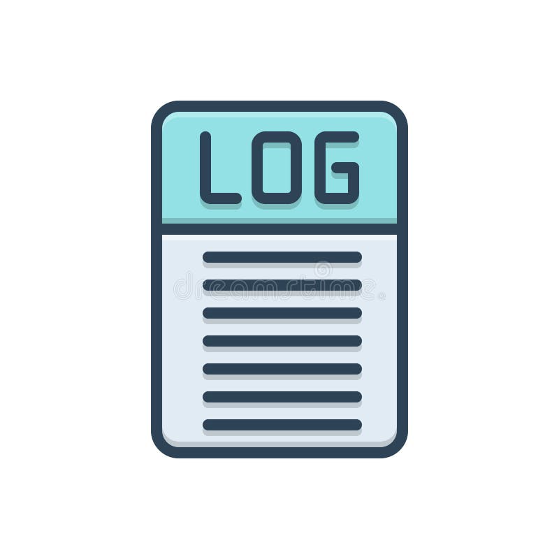 Color Illustration Icon for Log, in Register and Website Stock ...