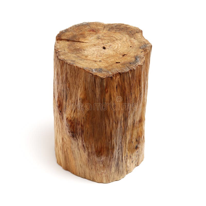 Log isolated stock image. Image of material, rough, background - 142505387