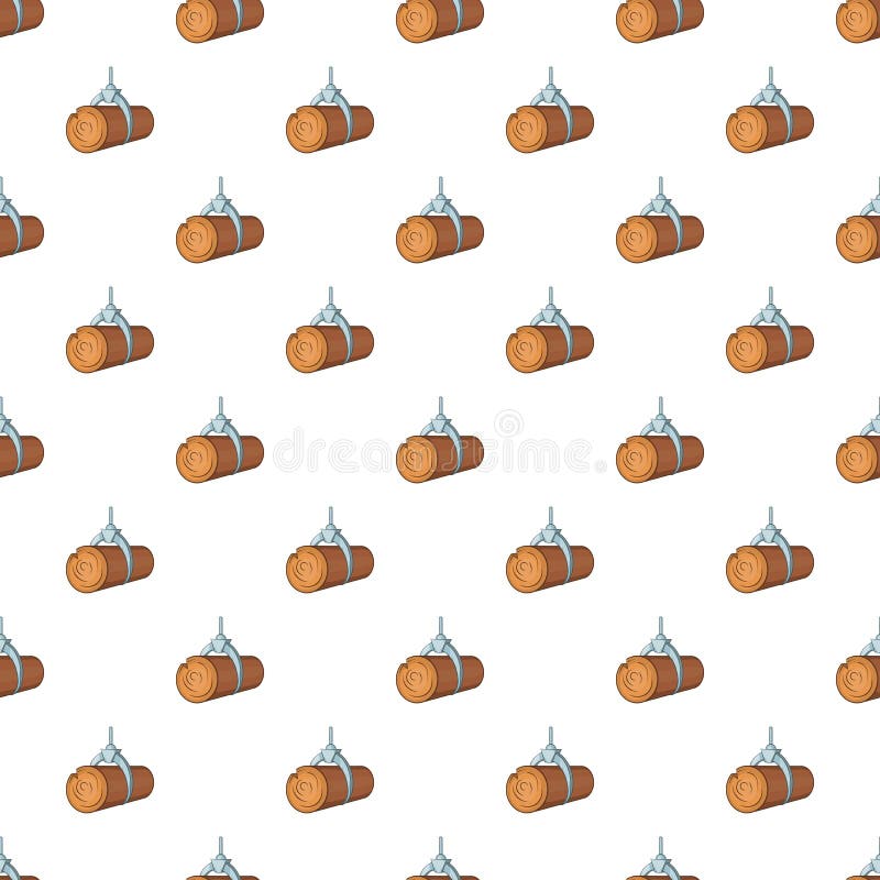 Log Load Pattern, Cartoon Style Stock Vector - Illustration of loading ...