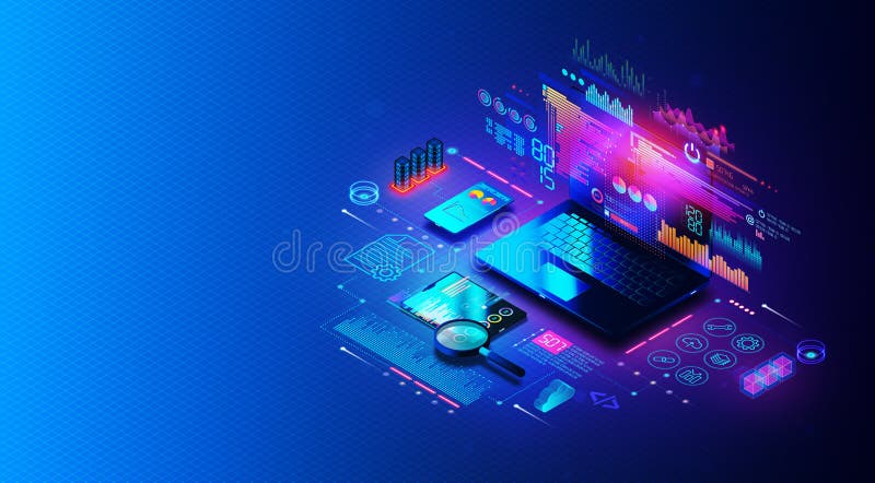 Log Management and Log Analysis - 3D Illustration Stock Illustration ...