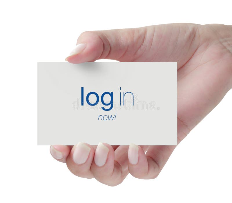 Log in now stock image. Image of registration, register - 44367771