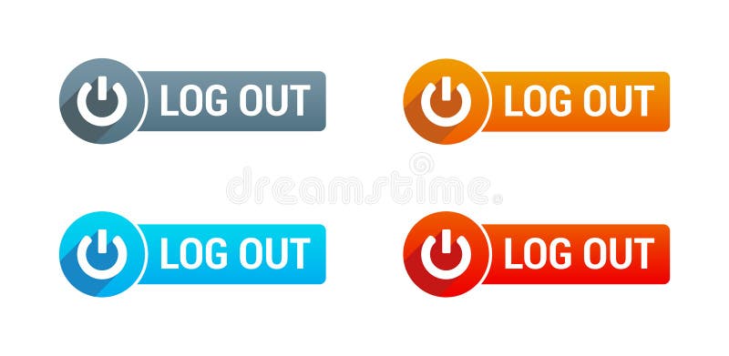 Log Out Computer Stock Illustrations – 371 Log Out Computer Stock ...