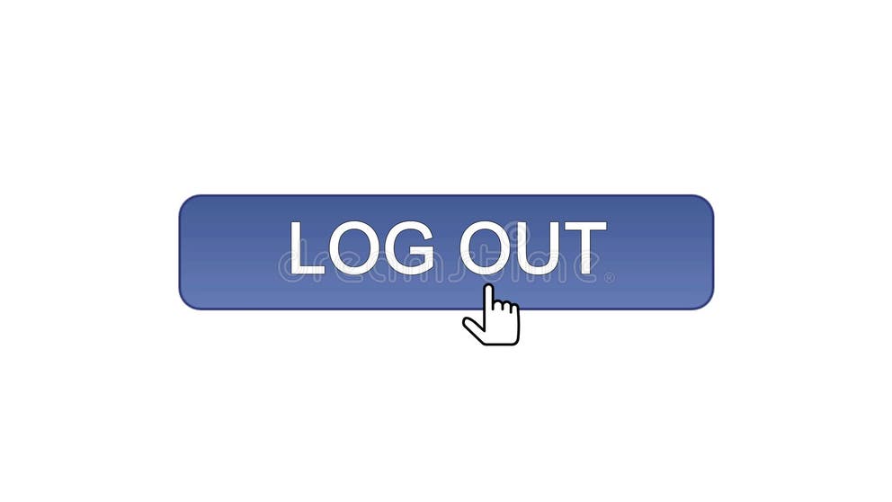 Log Out Button Stock Illustrations – 1,036 Log Out Button Stock ...