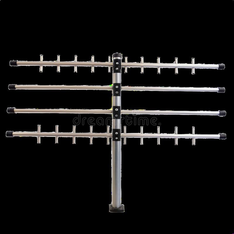 UHF Yagi antenna stock vector. Illustration of analogue - 8842185