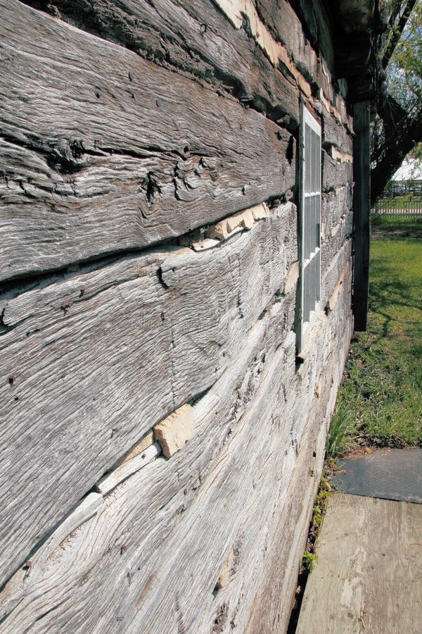 Log Pioneer Cabin Wall stock image. Image of seal, outdoor - 54543607