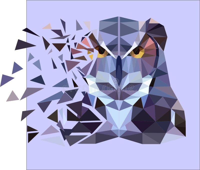 Log poly art stock illustration. Illustration of high - 129698178