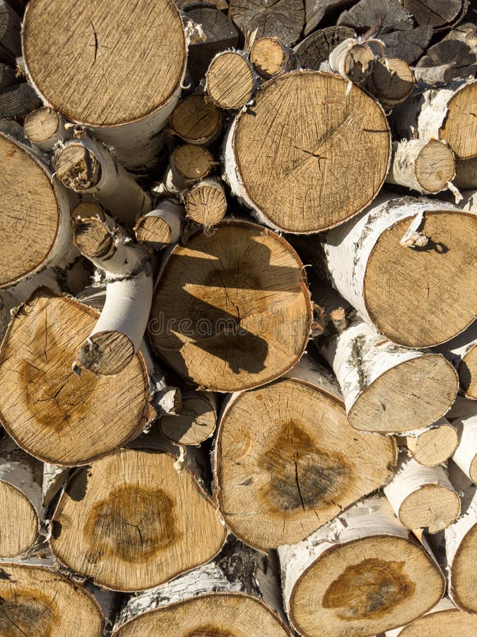 Log Rack with Stacked Firewoods Pattern Wood Stock Image - Image of ...