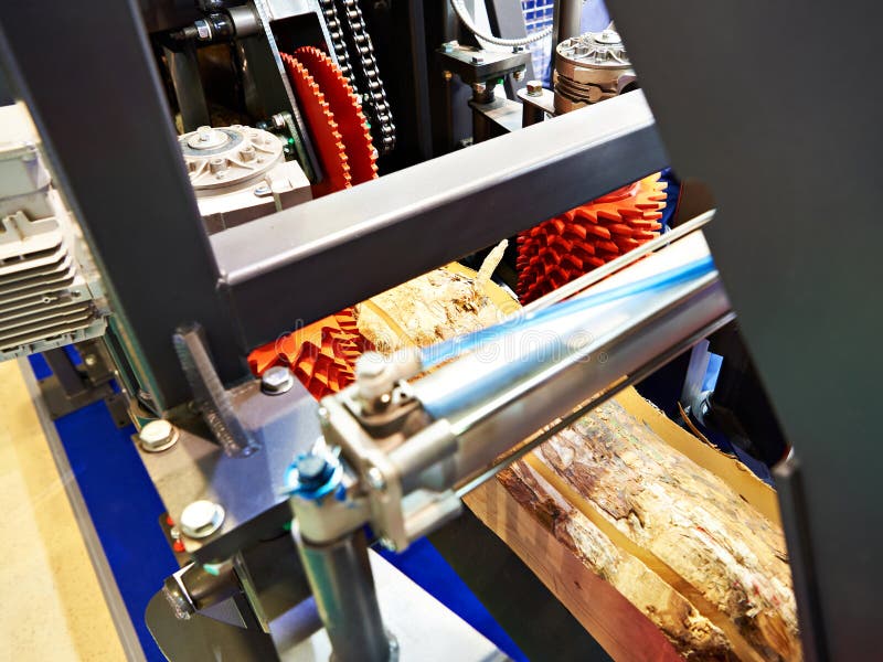 Log sawing machine stock photo. Image of tool, manufacturing - 210103252