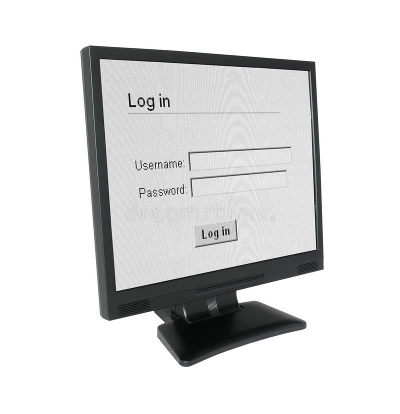 Log in screen #2 stock image. Image of liquid, digital - 1628585