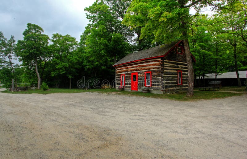 Log shack stock photo. Image of broken, nature, farmhouse - 16389642