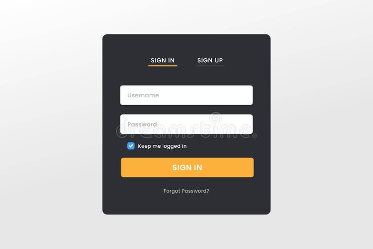 Log in, Sign in. and Sign Up User Interface Design for Website and App ...