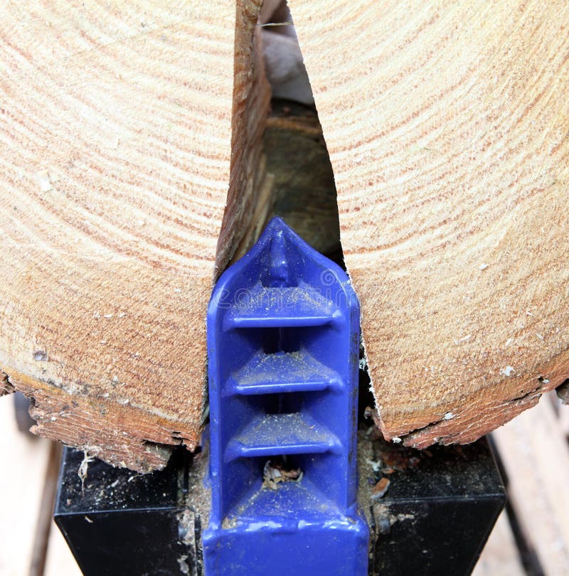 Log splitter stock photo. Image of firewood, hardwood - 36389576