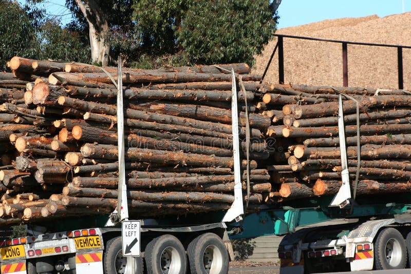 Transport Truck Trailer Concrete Load Editorial Stock Image - Image of ...