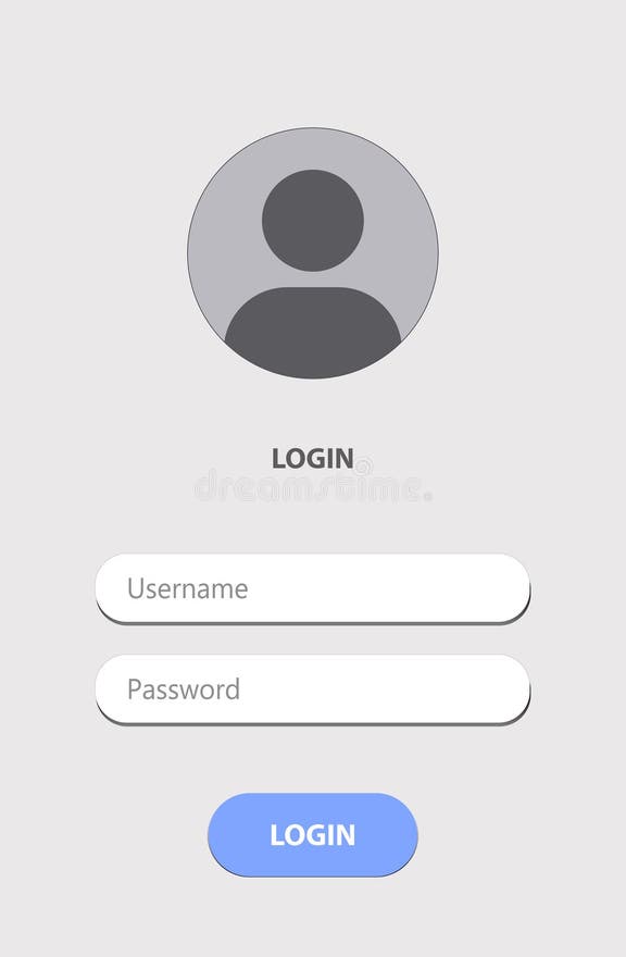 Log User Interface Mobile Login Page Users Typing Passwords Navigate