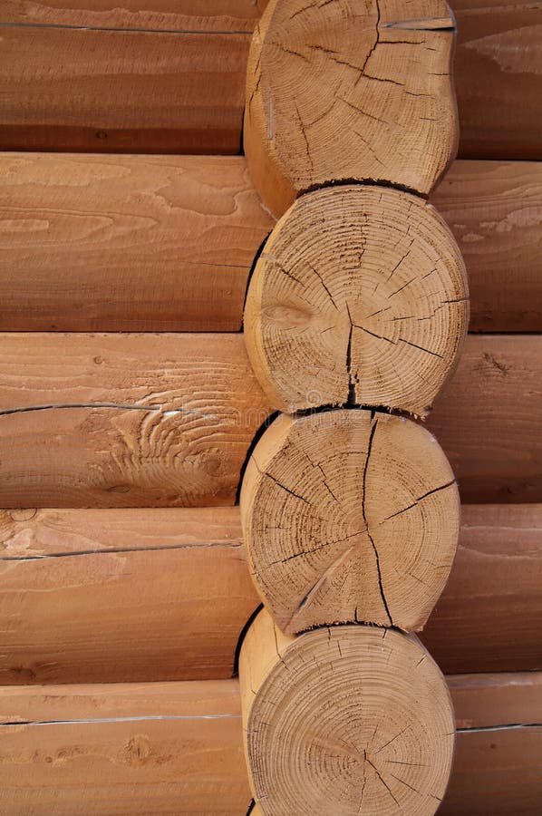 Log wall stock image. Image of backgrounds, architecture - 10727245