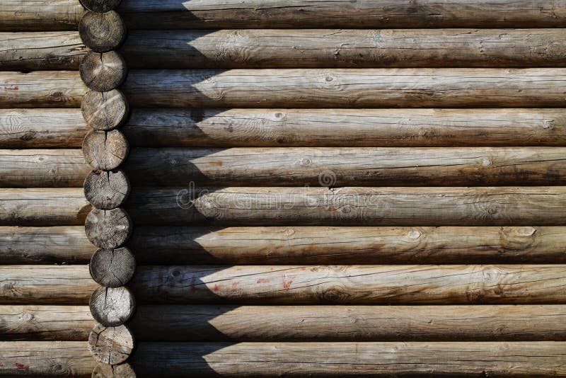 Log wall stock photo. Image of balance, shelter, rural - 9340024