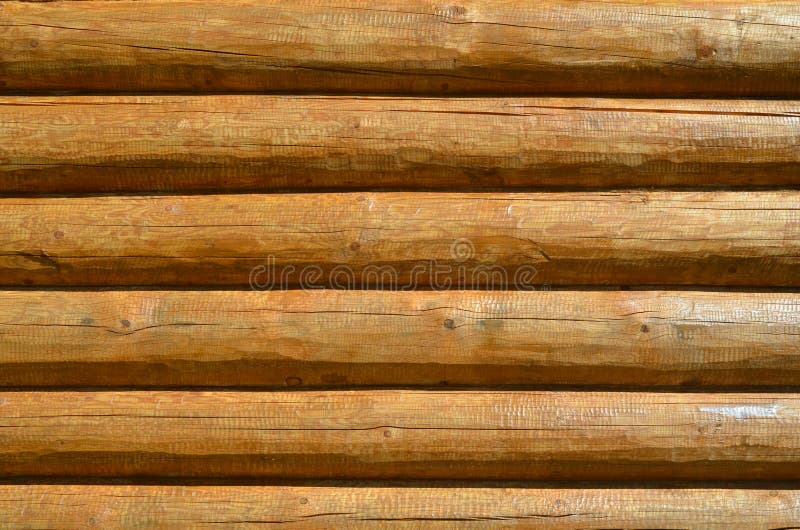 Log wall, close-up stock image. Image of house, horizontal - 67400165