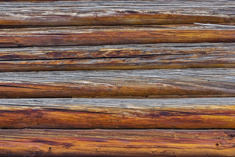 Log wall stock photo. Image of house, grey, outdoors - 33215504