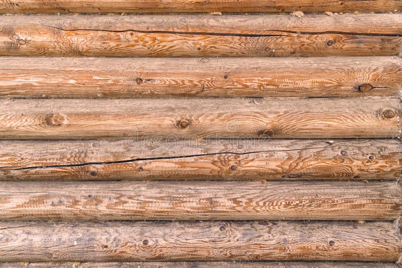 Log Wall Texture for Background Stock Photo - Image of carpentry ...