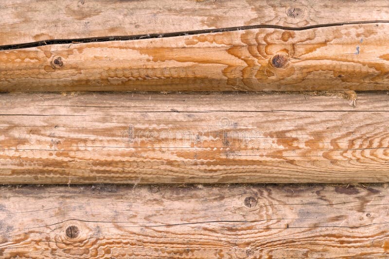 Log Wall Texture for Background Stock Photo - Image of natural, rustic ...