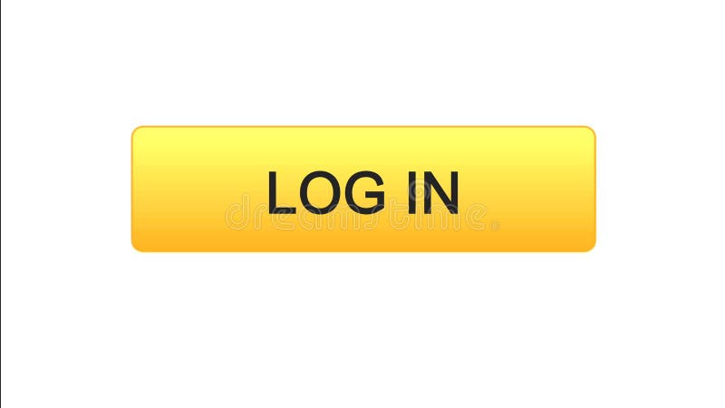 Log in Web Interface Button Orange Color, Online Application Service ...