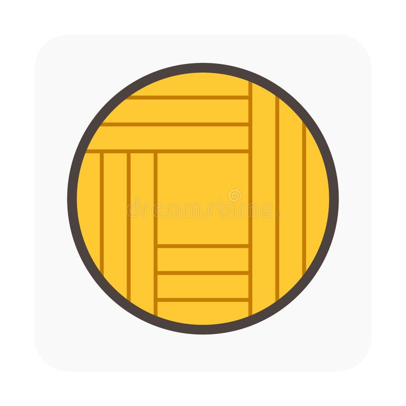 Log Wood or Timber Vector Icon Design Stock Vector - Illustration of ...