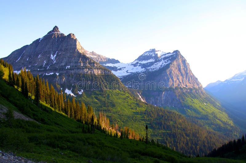 Logan pass stock photo. Image of gorge, pass, view, national - 15237884