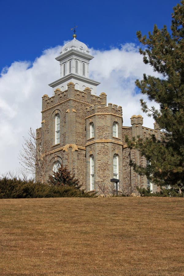 Logan Temple stock photo. Image of saints, historic, church - 26147750