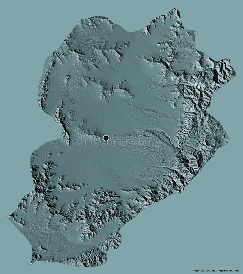 Logar, Province of Afghanistan, Zoomed. Pattern Stock Illustration ...