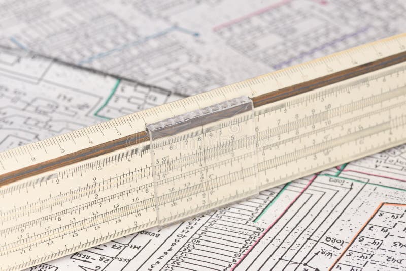 Logarithm ruler stock photo. Image of designer, gauge - 22856054