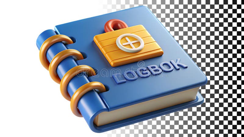 Logbook Icon Representing Record Keeping and Journal Notebook Png ...