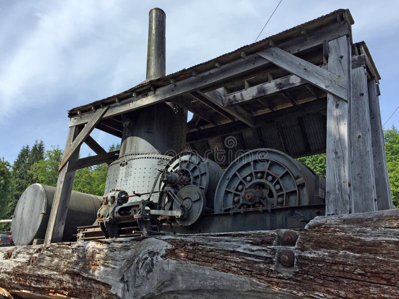 Old Logging Equipment in West Virginia Stock Image - Image of autumn ...