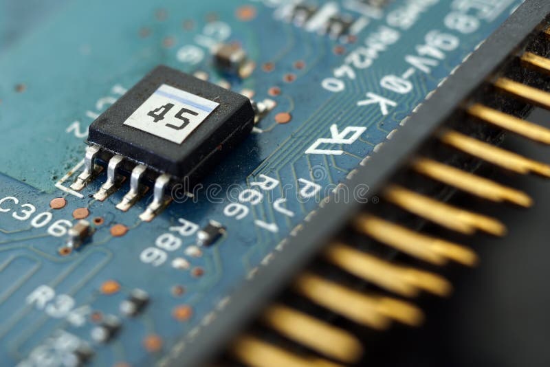 Logic board stock photo. Image of board, closeup, conductor - 116258708