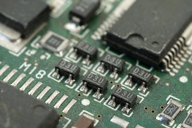 Logic board stock photo. Image of abstract, green, shallow - 116258918