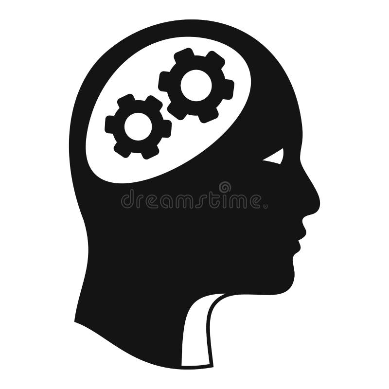 Logic Brain Icon, Outline Style Stock Vector - Illustration of ...