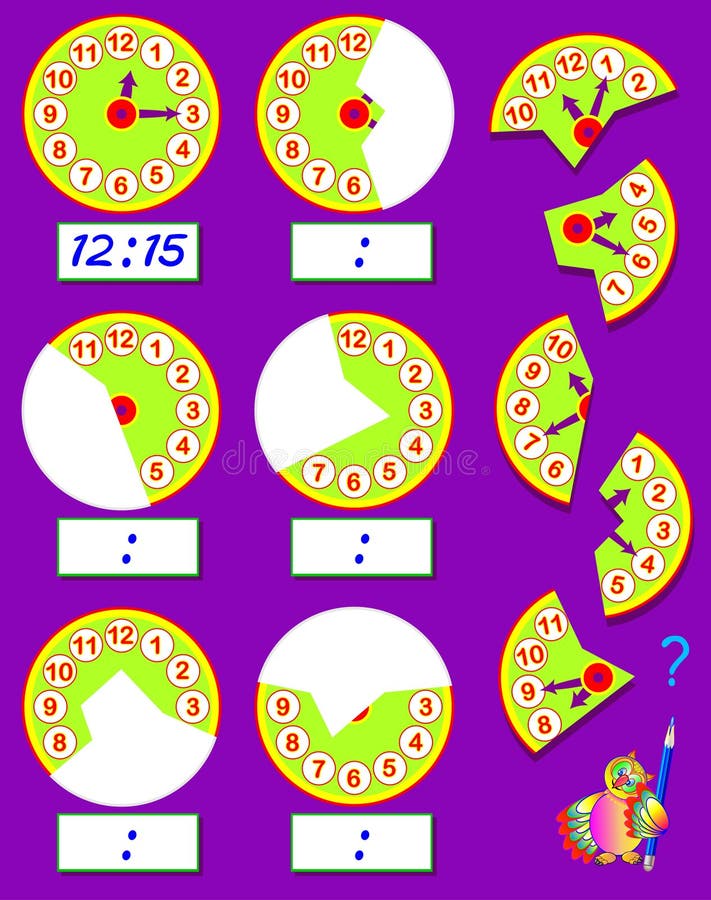 Exercise for Children with Multiplication. Find the Answers and Paint ...