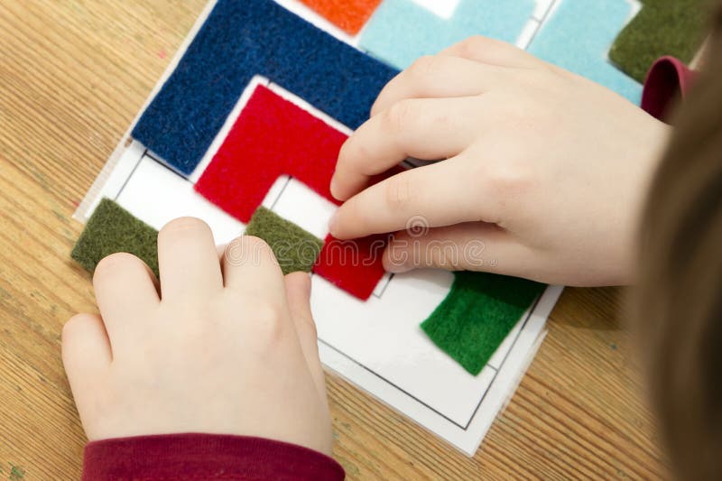 Logic Game for Brain Activity Training. Stock Photo - Image of ...