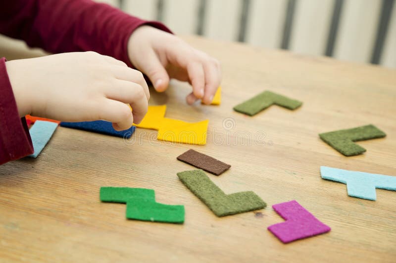 Logic Game for Brain Activity Training. Stock Image - Image of ...