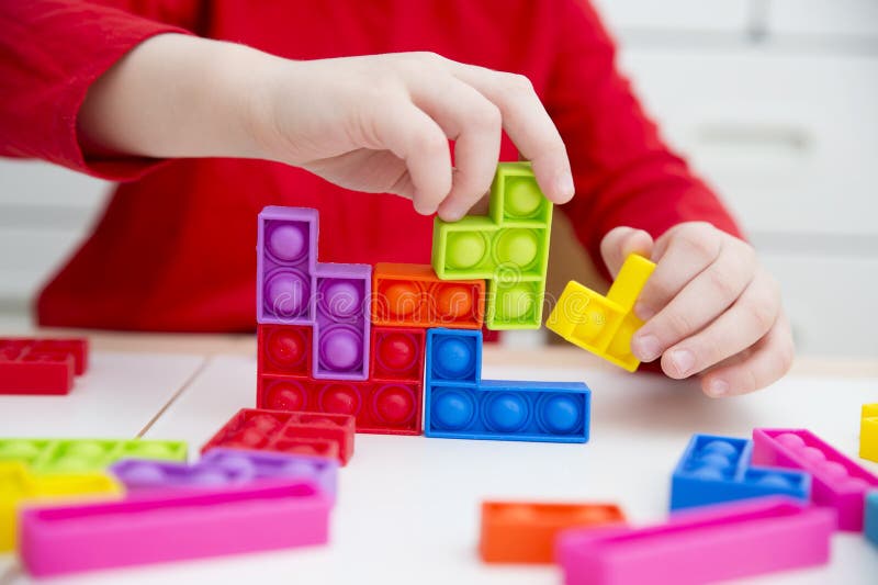 Logic Game for Brain Activity Training. Stock Image - Image of puzzle ...